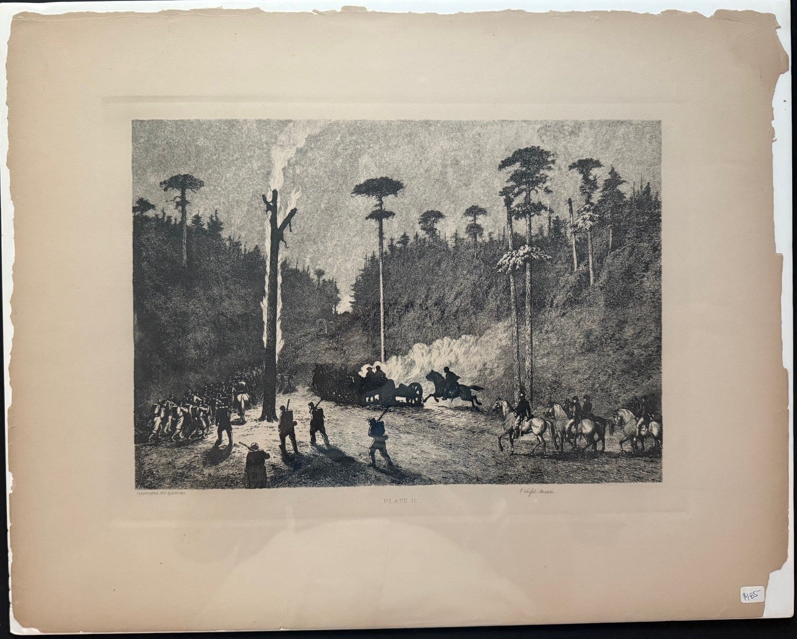 Civil War Illustration: Edwin Forbes, 1876, Plate 16b – Princeton ...