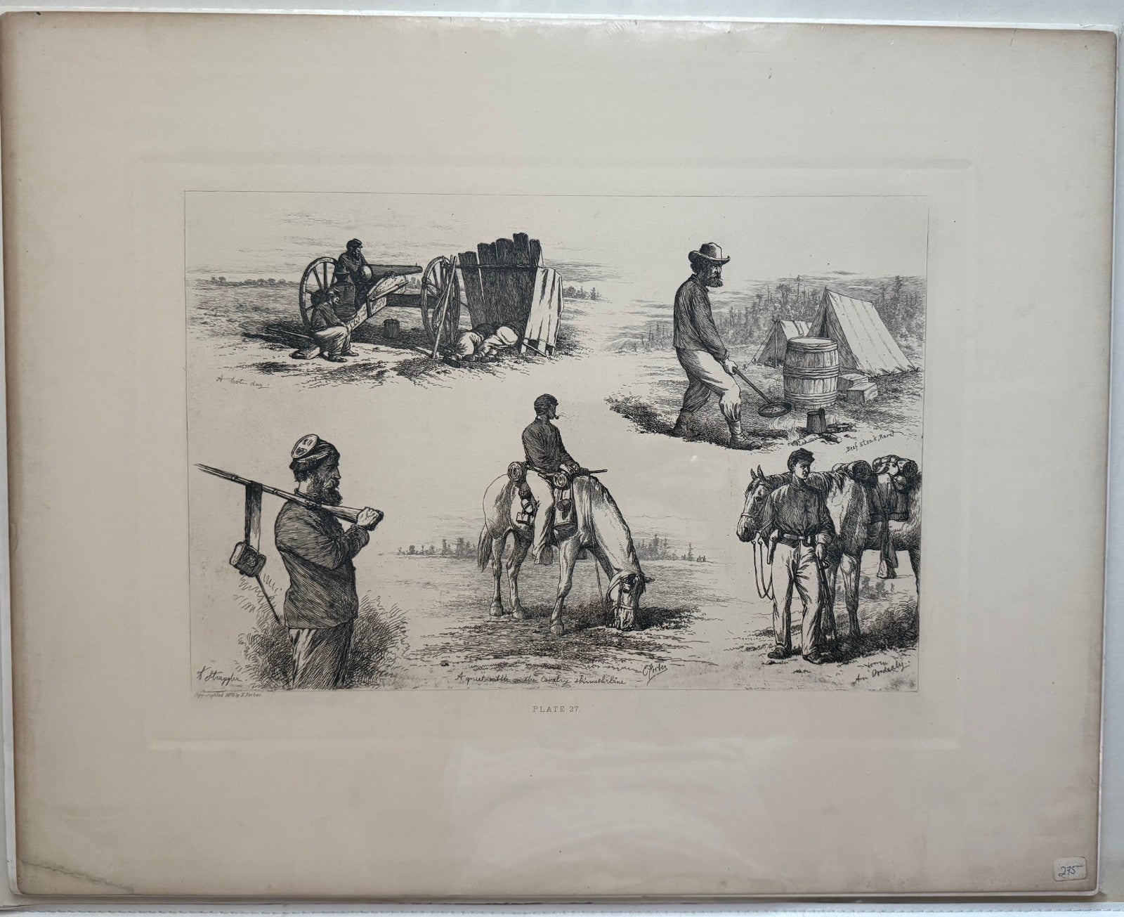 Civil War Illustration: Edwin Forbes, 1876, Plate 27 – Signature ...