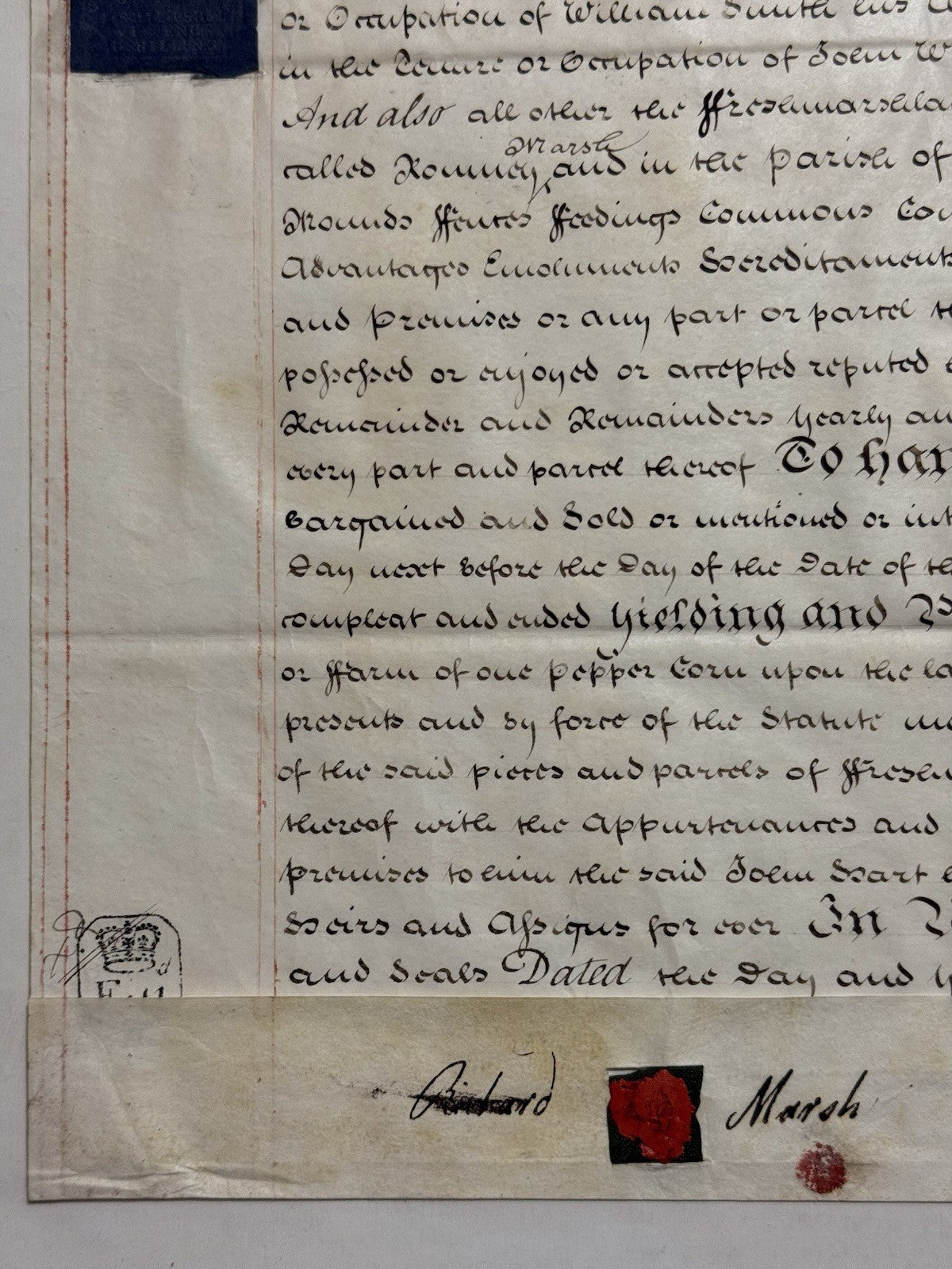 Indenture During Reign Of King George – Princeton Audubon Prints
