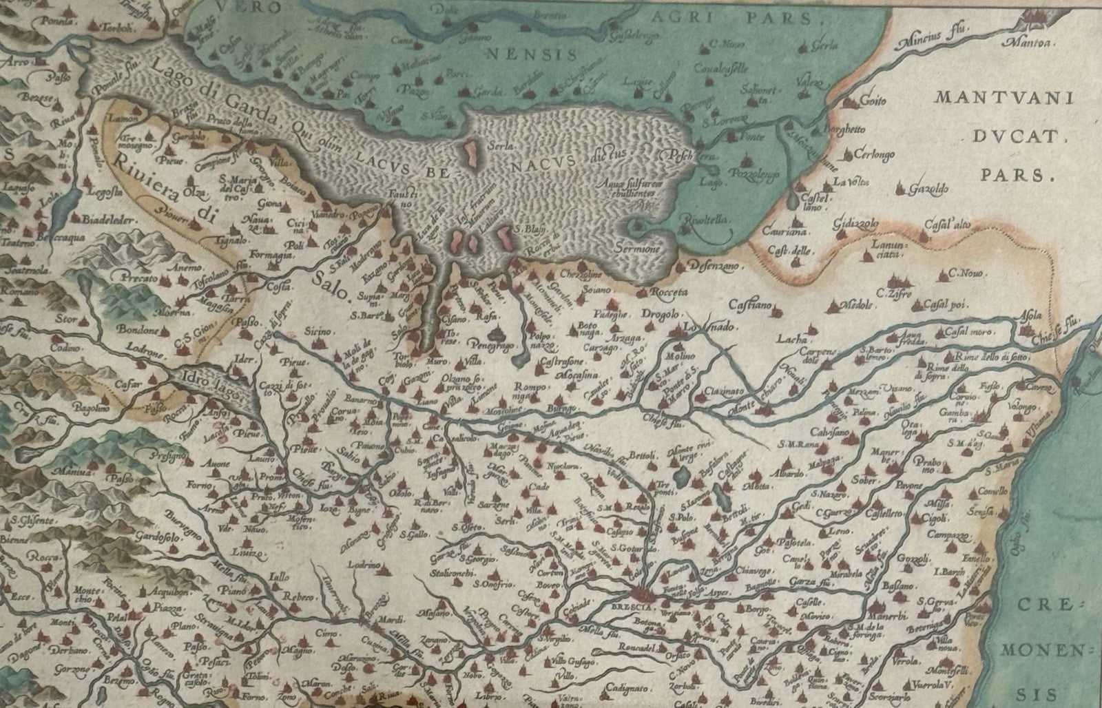 1590 Map By Ortelius – Princeton Audubon Prints