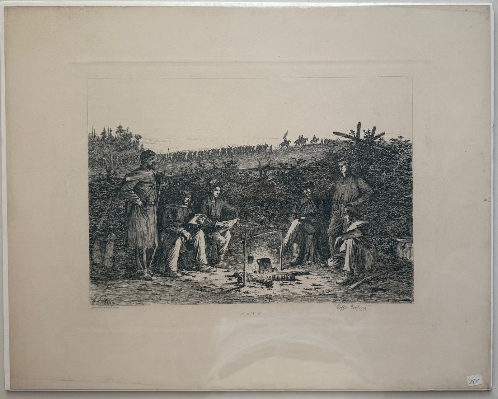 Civil War Illustration: Edwin Forbes, 1876, Plate 12 – Princeton ...