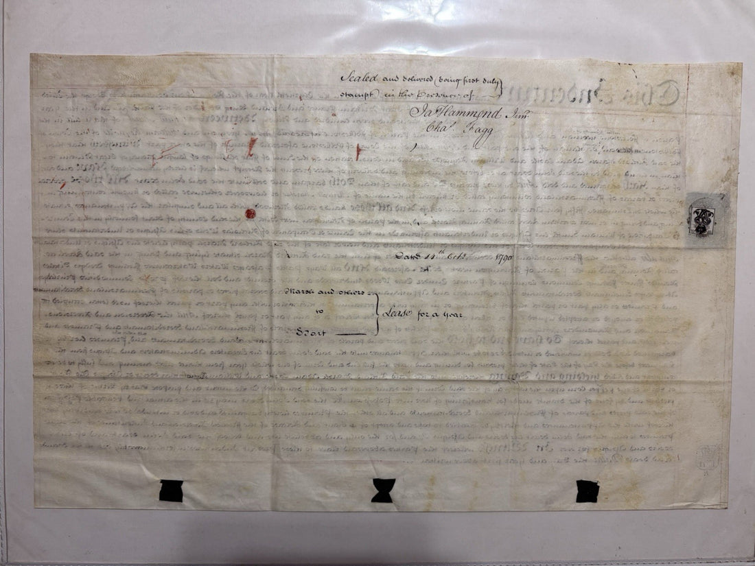 Indenture During Reign Of King George – Princeton Audubon Prints