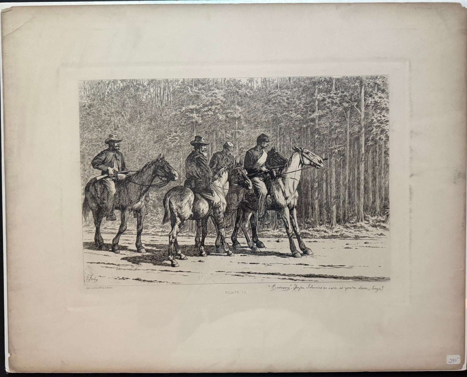 Civil War Illustration: Edwin Forbes, 1876, Plate 39 – Princeton ...