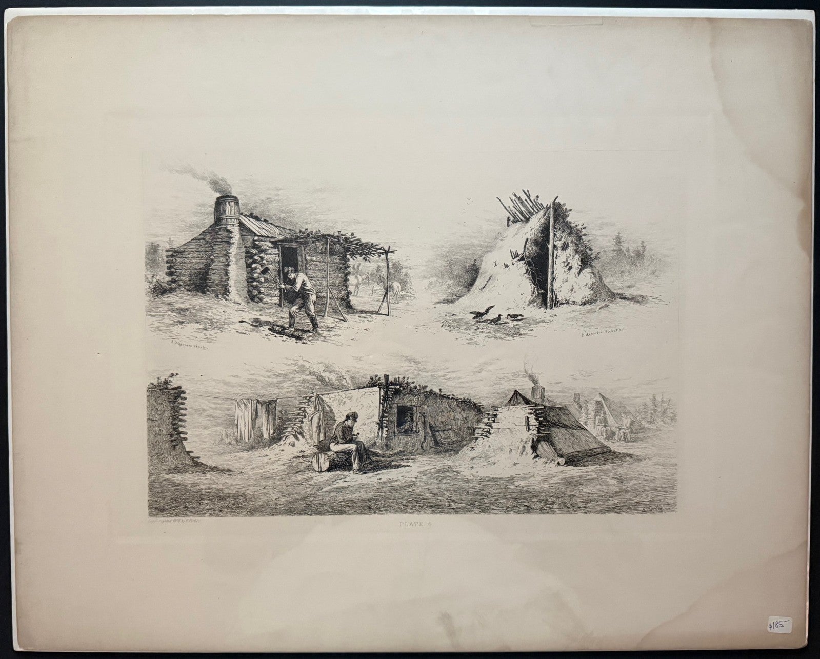 Civil War Illustration: Edwin Forbes, 1876, Plate 4 – Princeton Audubon ...